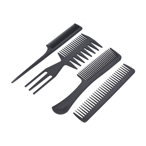 10Pcs Hair Styling Black Comb Set Professional Salon Anti-Static ...