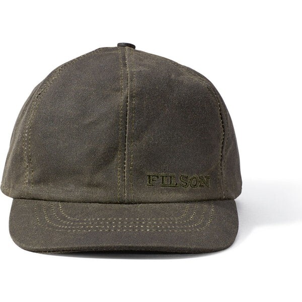 Filson Insulated Tin Cloth Cap 11060068 MADE IN USA Otter Olive Waxed ...