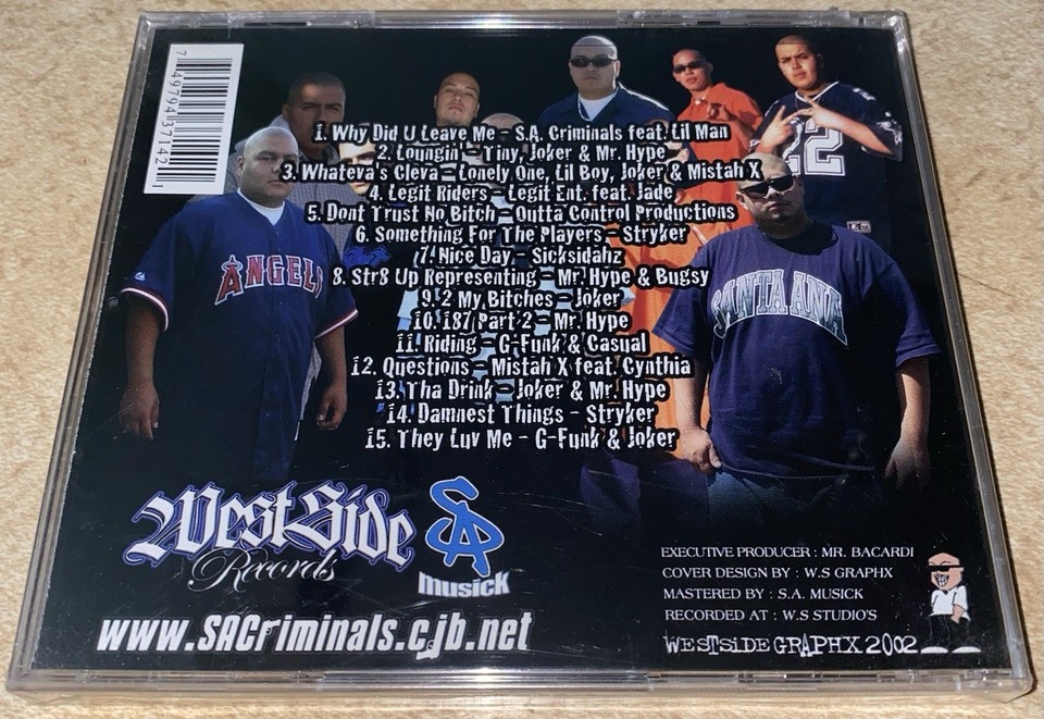 Chicano Rap-Westside Cartel 3 (One More Time) | eBay