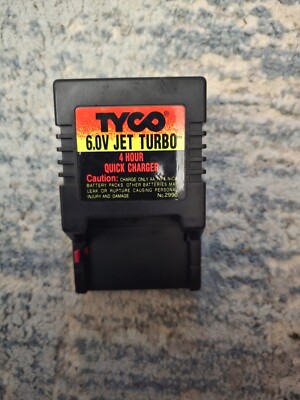 TYCO R/C 4 Hour 6.0v Jet Turbo Quick Charger 32990 Untested | eBay