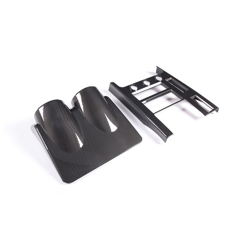 2PCS ABS Carbon Fiber Center Console Panel Cover Trim For Hummer H2 ...