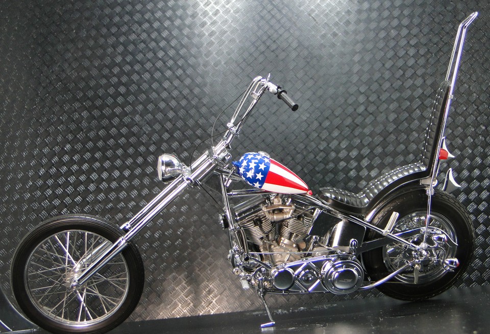 Easy Rider Harley Davidson Built Motorcycle Chopper Captain America ...