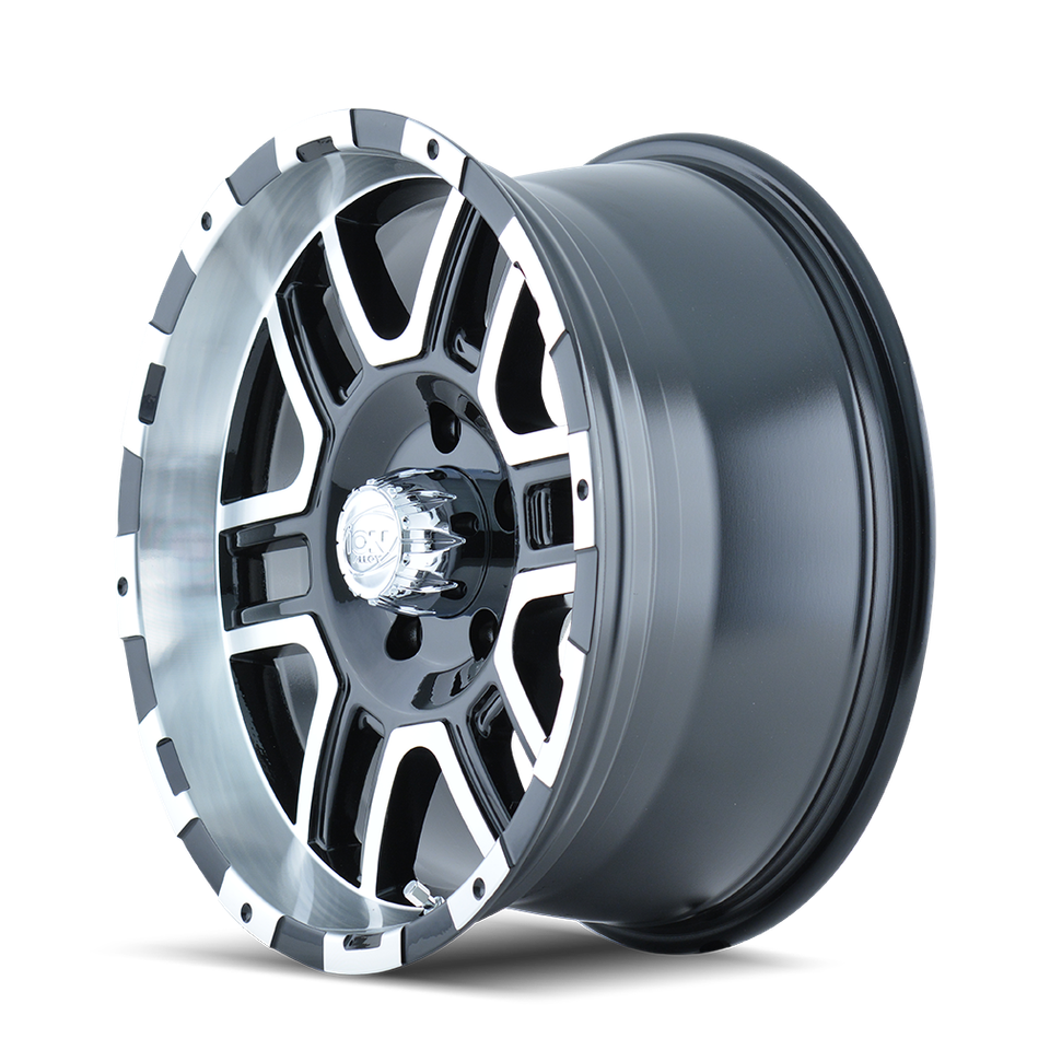(Set-4) Ion 179 18x9 6x139.7 12mm Black Machined Wheels Rims 18 Inch | eBay