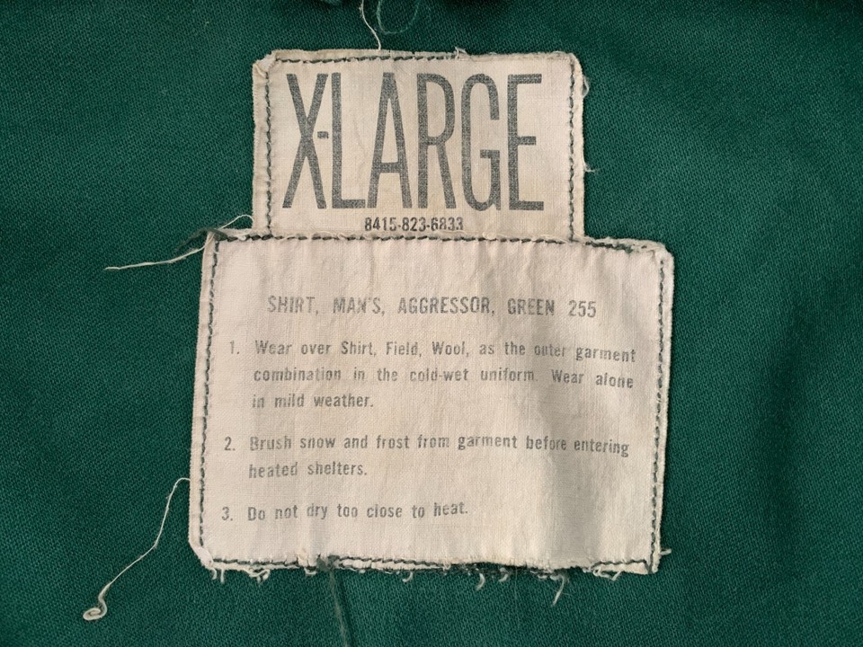 VTG Old US Aggressor Shirt Coat Jacket Opposition Force OPFOR Cold War ...