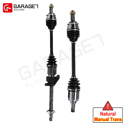 For 2002-2004 Mini Cooper 1.6L Natural Manual Trans Front Pair CV Axle ...