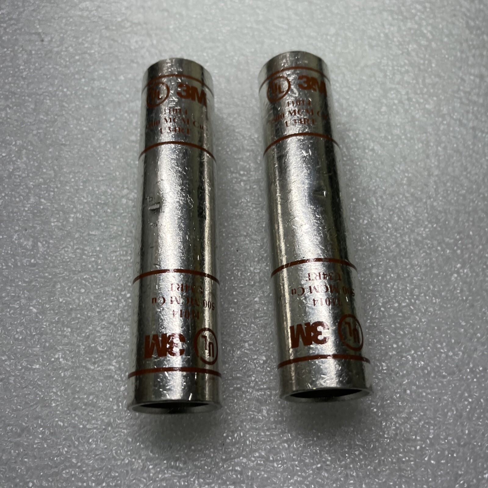 (LOT OF 2) 3M 11014 - Copper Long-Barrel Connector-up to 35 kV-500 ...