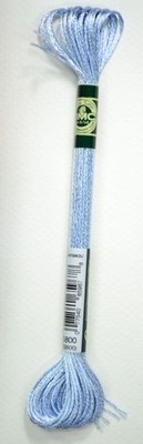 DMC Satin Floss, S800 Pale Delft Blue, Embroidery Thread | eBay Australia