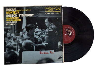RCA Victor Red Seal LM 2220 Leonid Kogan Khachaturian Violin Concerto ...