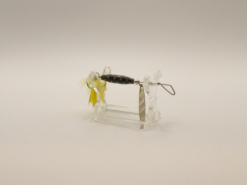 Luhr Jensen 1/4oz 1" Shyster Spinner Lures Feather Black And Yellow | eBay