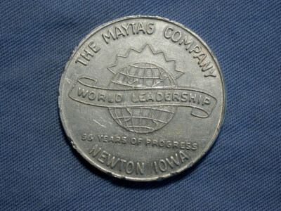 vintage 1949 Newton Iowa Advertising MEDAL ** Maytag Co. Souvenir Piece ** | eBay