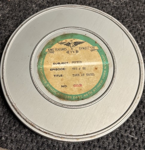 Vintage King Features Syndicate 16mm Film Popeye “Take It Easy” TVS #32 ...