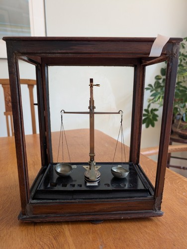 Small set laboratory balance scales. | eBay UK