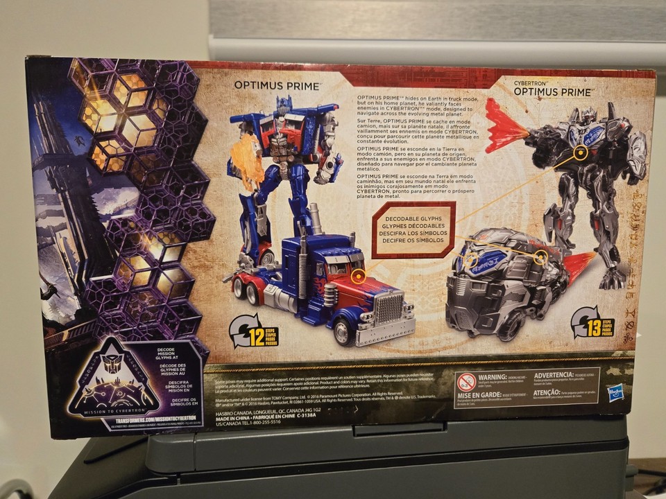 2016 Toyrus Exclusive Cybertron OPTIMUS PRIME - Transformers The Last ...