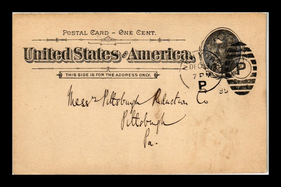 DR JIM STAMPS US POSTAL CARD NEW YORK FANCY P CANCEL ADVERTISING ...