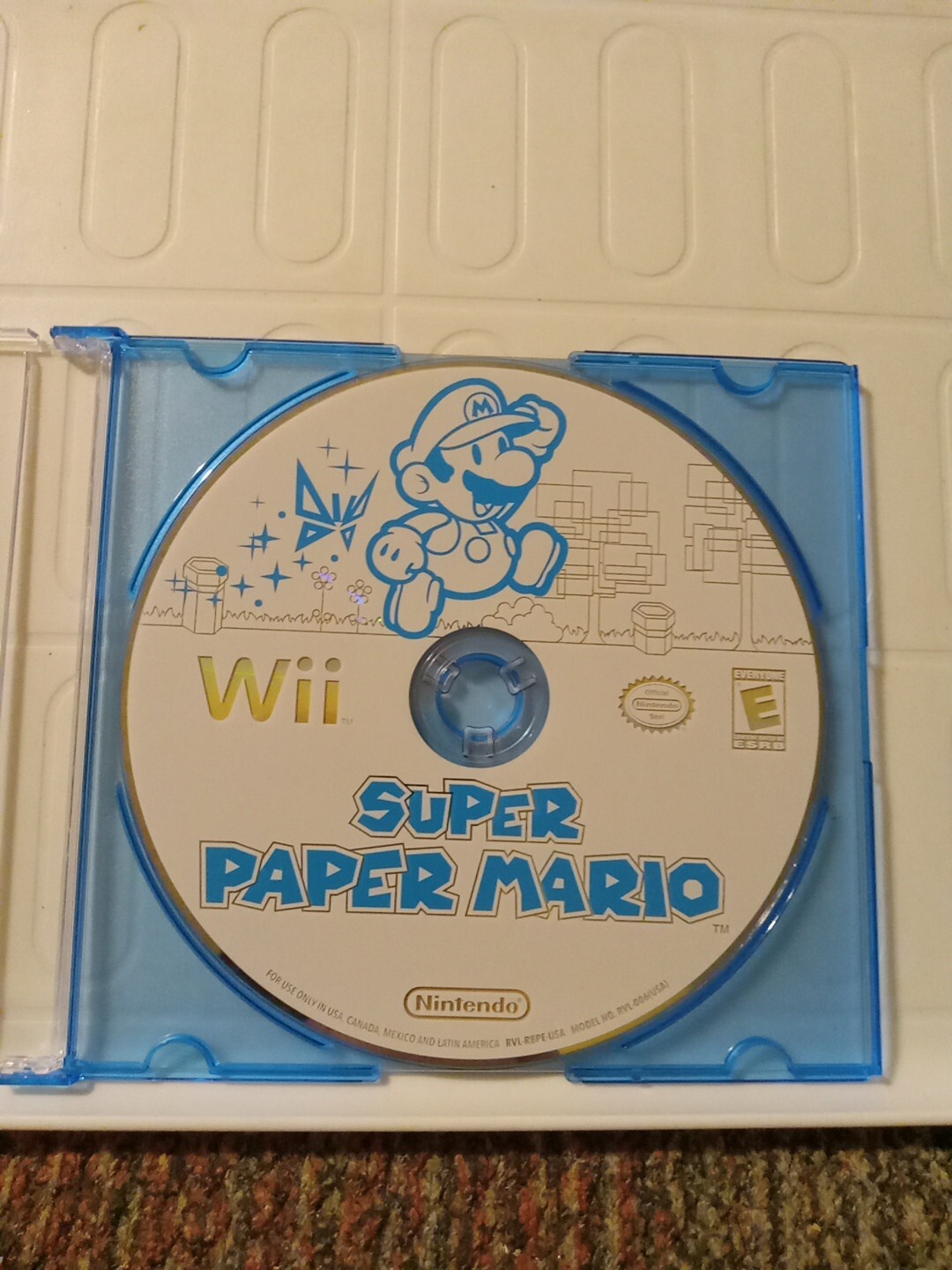 Super Paper Mario (Nintendo Wii, 2007) Disc Only, Tested WORKING ...