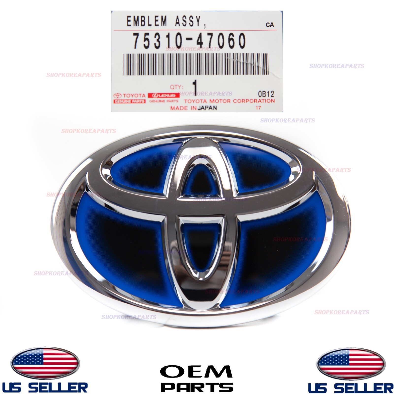 2016-2019 Toyota Prius 2016-2018 Avalon Front Radiator Grille Emblem ...