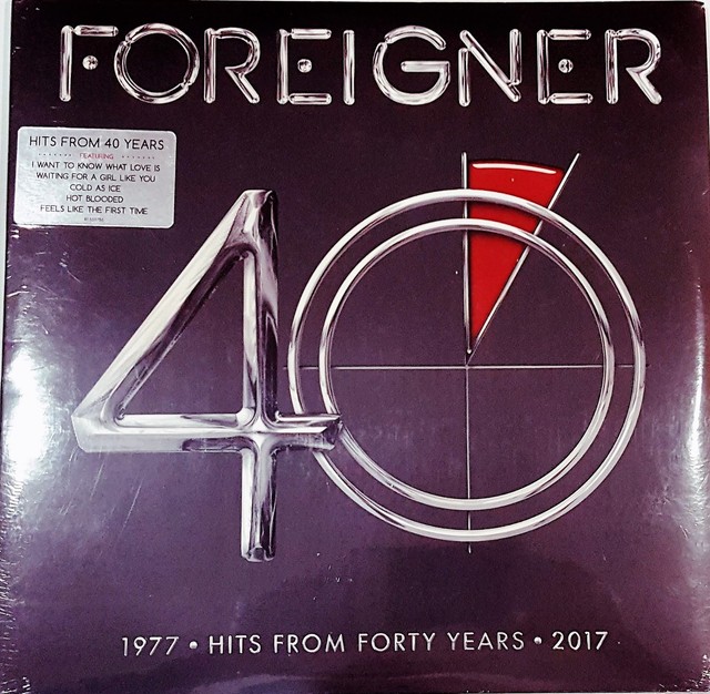 Foreigner 40: Hits From Forty Years 1977-2017 2 LPs 2017 double vinyl ...