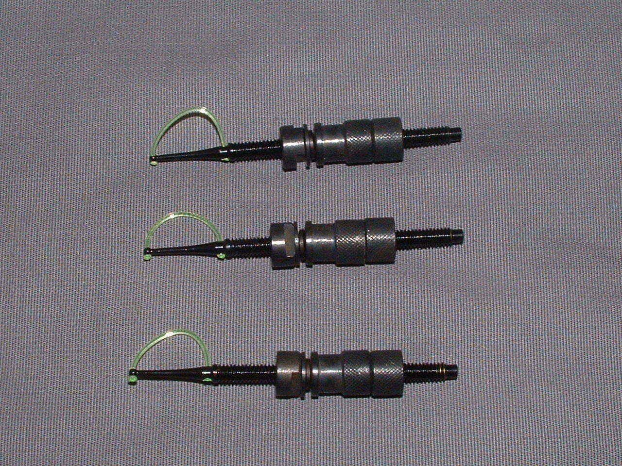 3 Cobra Fiber Optic Sight Pins for Peep Sights & Pin Sights Green Set ...