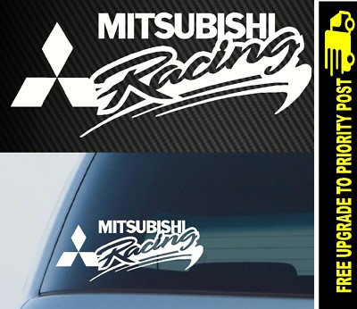 For Mitsubishi Racing Sticker Evo Lancer Decal 200mm | eBay Australia