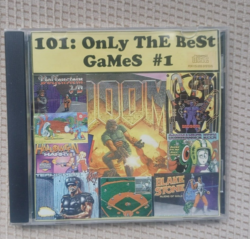 Vintage PC Games Only The Best Games #1 101 Games CD-ROM PC Only 1994 ...