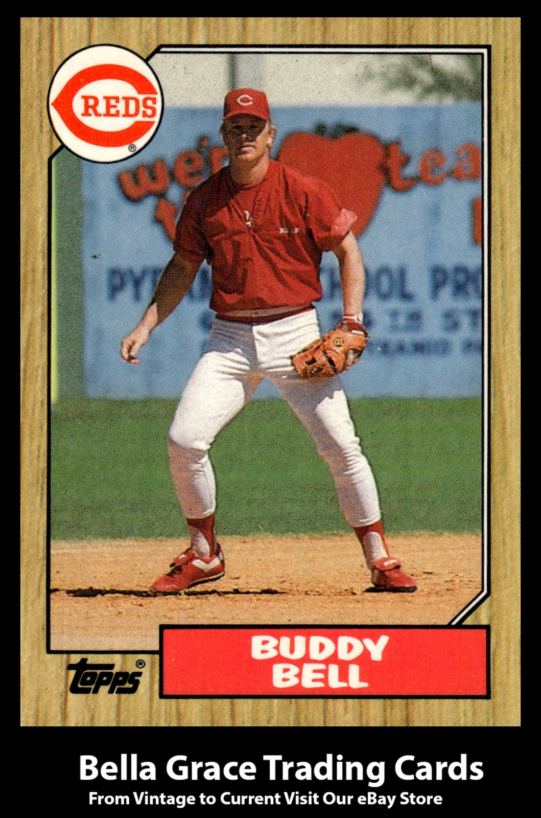 1987 Topps Buddy Bell #545 Cincinnati Reds MLB Baseball | eBay