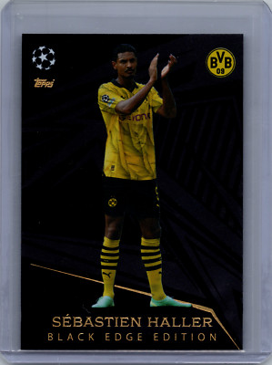 2023-24 TOPPS MATCH ATTAX EXTRA SEBASTIEN HALLER #258 BLACK EDGE ...
