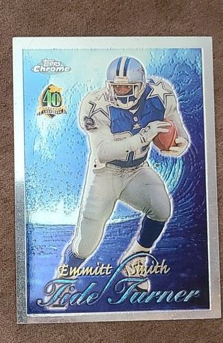 1996 Topps Chrome #TT 11 Emmitt Smith Tide Turner Refractor | eBay