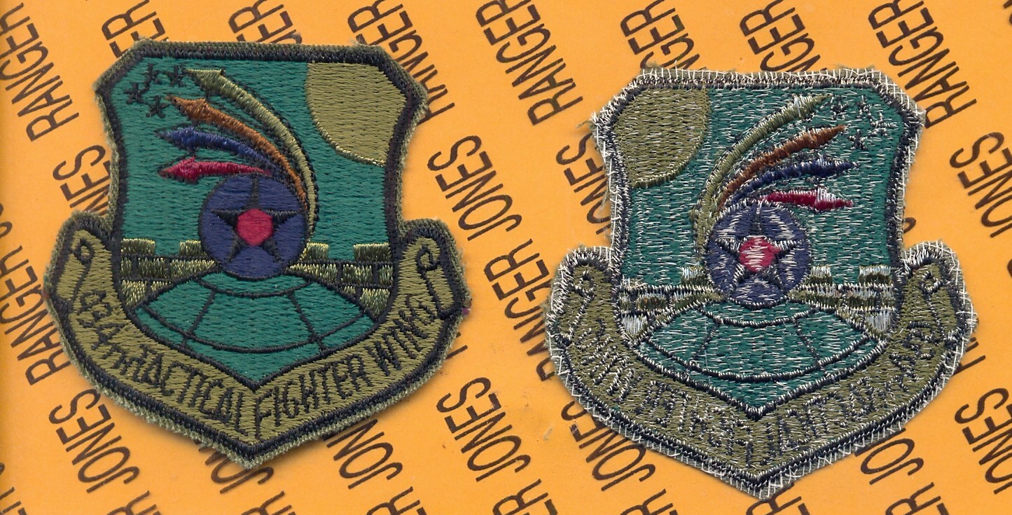 USAF Air Force 434th Tactical Fighter Wing TFW Green & Black patch | eBay