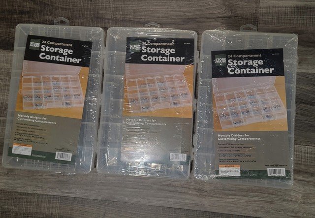 Storehouse Plastic Storage Container 24 Dividers for sale online | eBay