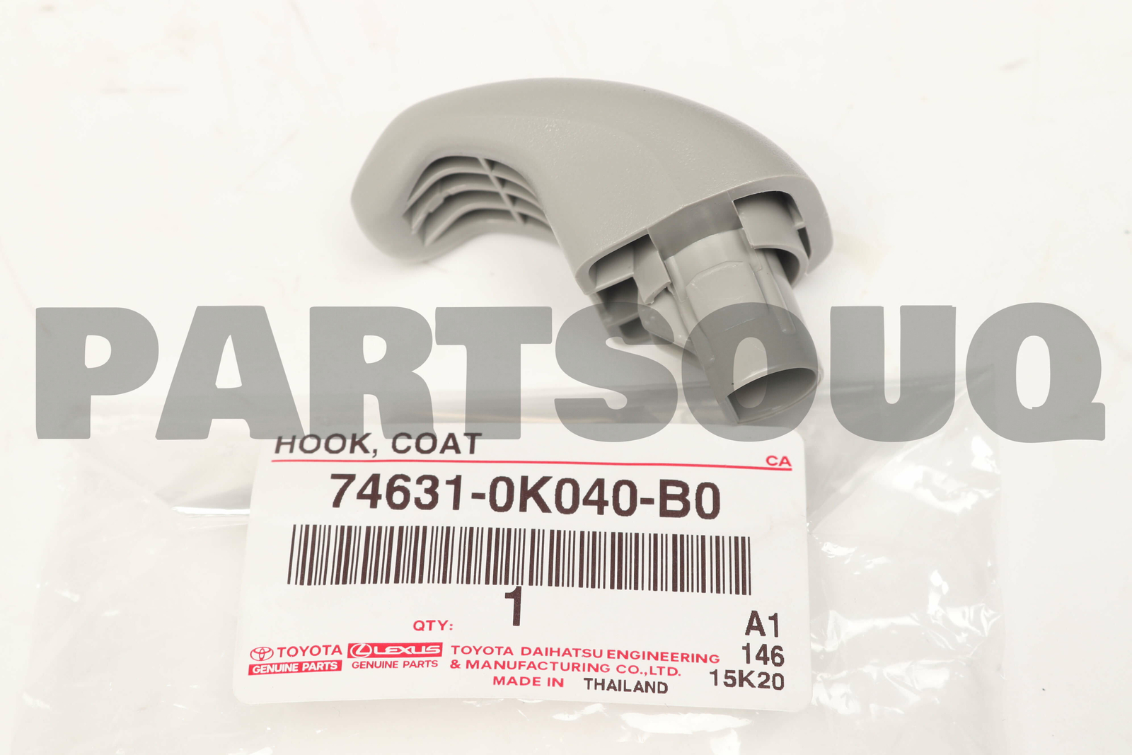 Genuine Toyota 746310K040B0 HOOK COAT | 74631-0K040-B0 | OE