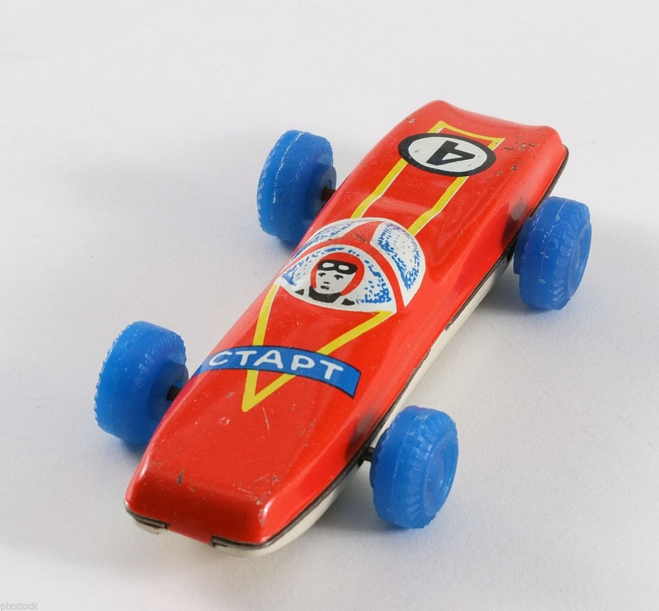 1970s Soviet Russia Vintage Russian Tin Toy Racing Car START | eBay