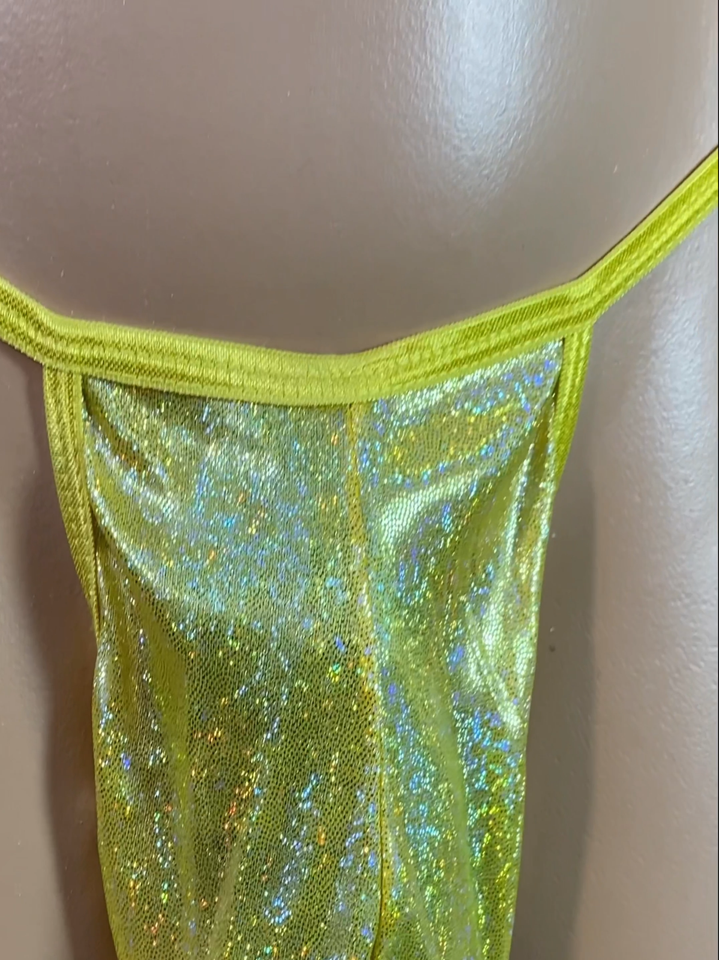 K2236 Mens G String Pouch Thong Hologram Laser Metallic Shiny | eBay