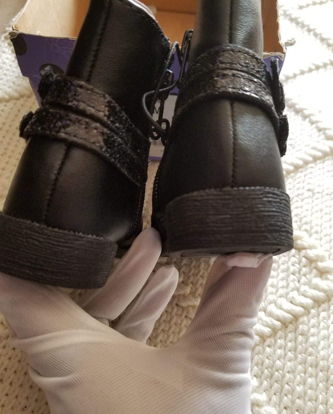 Toddler Girls Black Boots Size 5 Booties Okie Dokie NIB NEW | eBay