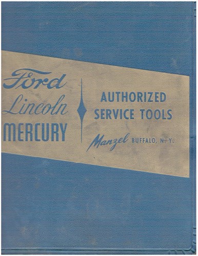 1939-50 Ford Lincoln Mercury Truck Specialty Tools Catalogs + Binder ...