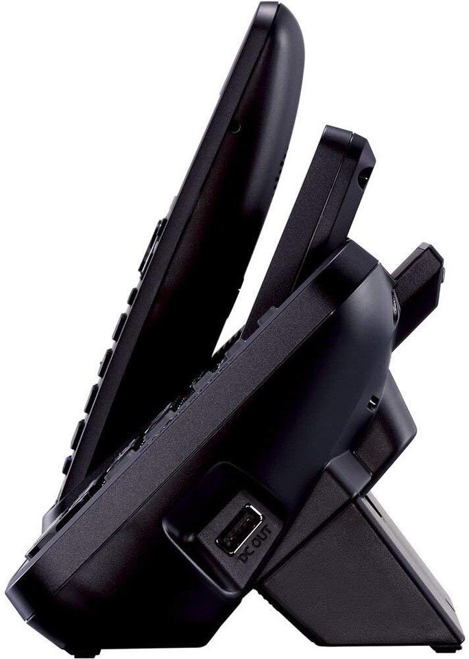 Panasonic 2-Line Cordless Phone System with 1 Handset - Bluetooth - KX ...