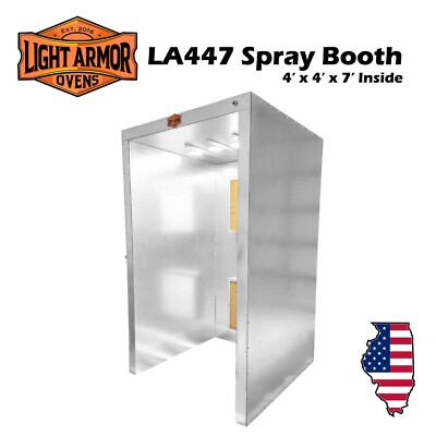 Powder Coat Spray Booth, Cerakote Spray Booth, Spray Booth (4' x 4' x 7 ...