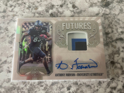 2019 Panini Legacy Futures ANTHONY JOHNSON Buffalo AUTOGRAPH Patch AUTO ...