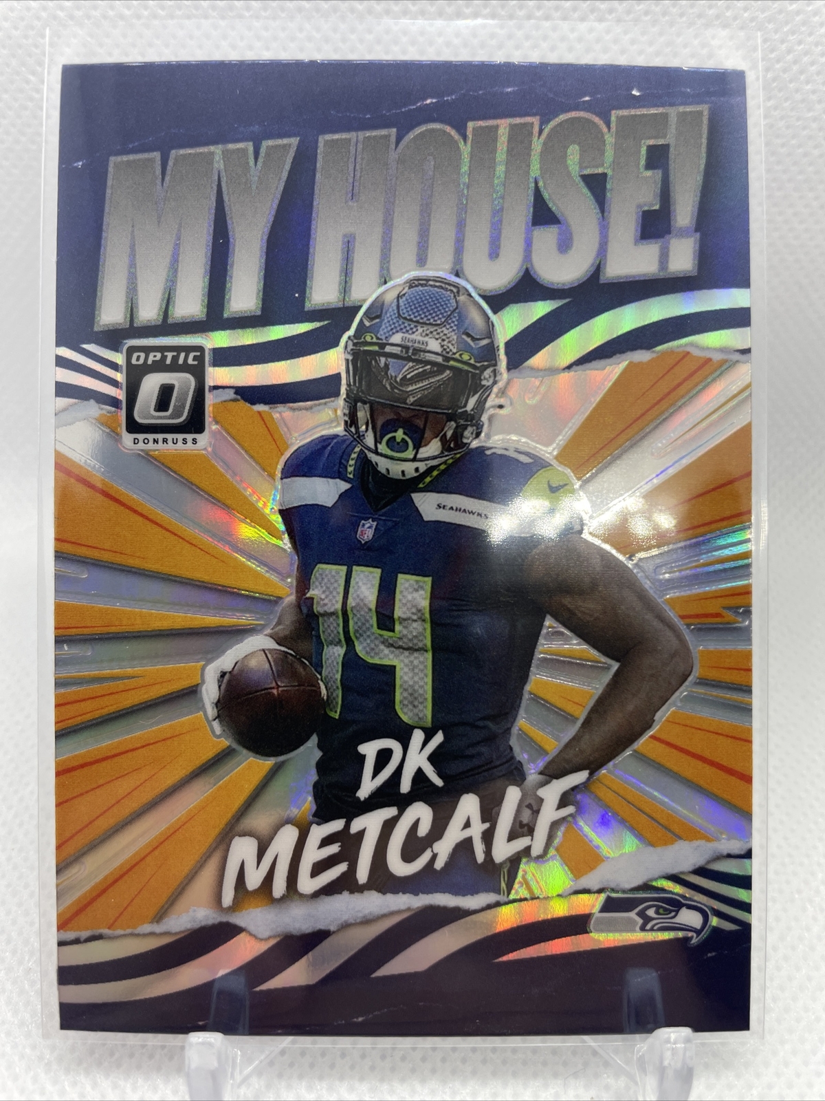 2021 Donruss Optic DK METCALF My House Holo! Prizm MH-18 Seattle ...