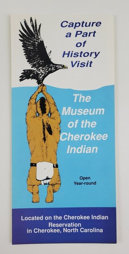 1990s Cherokee NC Museum of Indian Native American Vintage Travel ...