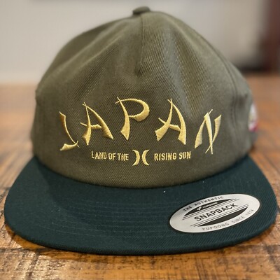 Men's Hurley Japan Land of the Rising Sun Yupoong Adjustable SnapBack ...