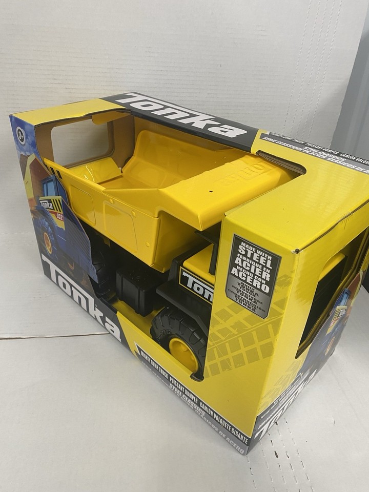 Tonka Steel Classics Mighty Dump Truck LARGE BRAND NEW in BOX yellow ...