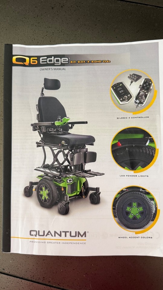 Quantum Q6 Edge 2.0 Power Wheelchair Electric Tilt, Recline | eBay