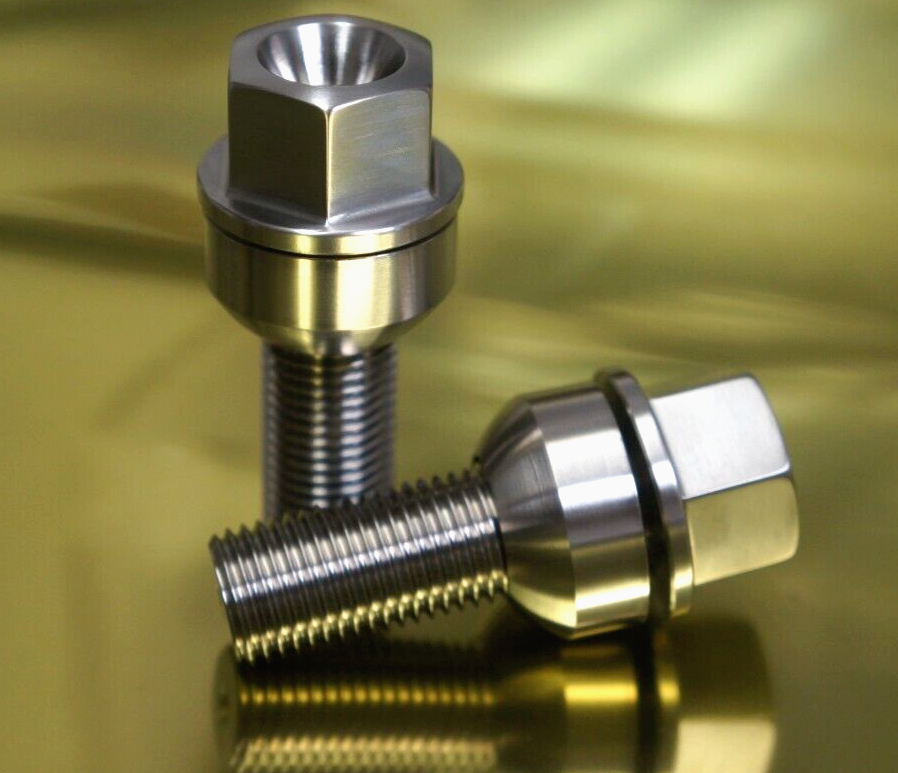 PORSCHE TITANIUM LUG BOLTS M14X1.5X29 911 BOXSTER MACAN CAYMAN PANAMERA ...