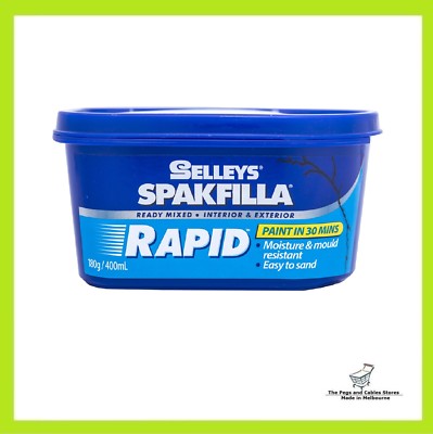 Selleys 180g Spakfilla Rapid Ready Mixed Interior and Exterior | eBay ...