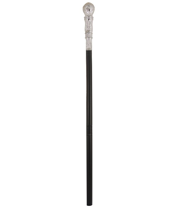 Showman Cane 1970s 70s Fancy Dress Pimp Stick Dance Cane Silver or Gold ...