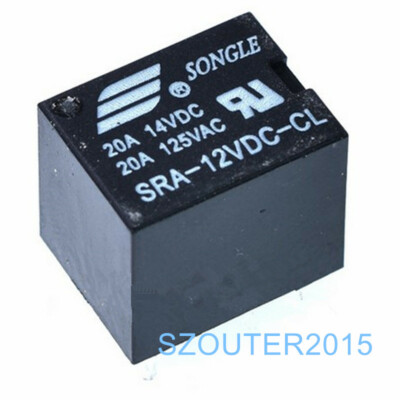 2PCD SRA-12VDC-CL 12VDC 20A Relay SRA-12VDC-CL 12VDC 5PIN New | eBay