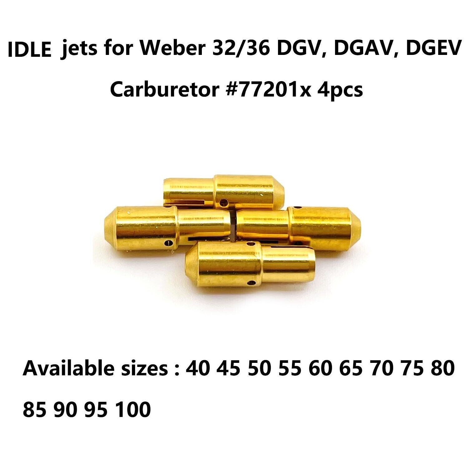 For Weber Carburetor 38 Outlaw Jet Pack Jet Kit - High Altitude Jet Pac ...