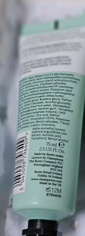 Champneys Health spa Softening Hand Cream ~ SPF15 ~ 75ml ~ Brand New ...