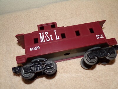 Lionel vintage 6059 M&StL Caboose super condition original Maroon | eBay