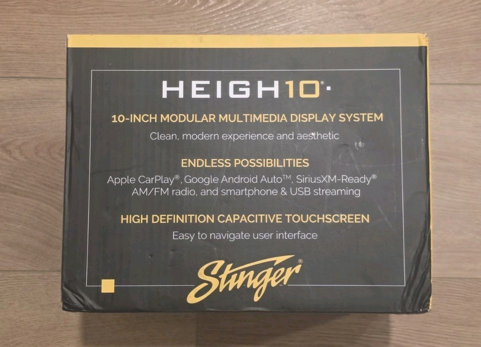 Stinger HEIGH10 UN1810 Digital Multimedia Receiver w/ Android Auto ...
